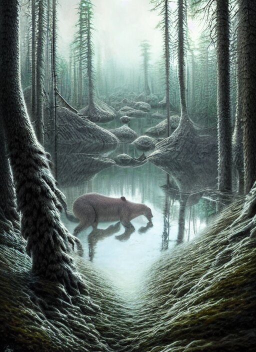 Lexica – A hyper-detailed 3d render like a Oil painting of illusions of ...