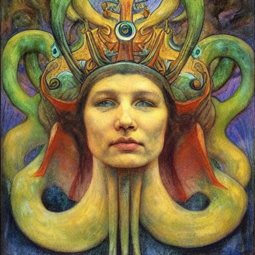 Lexica - The tentacle crown,by Annie Swynnerton and Diego Rivera ...