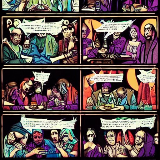 Lexica - Cyberpunk last supper