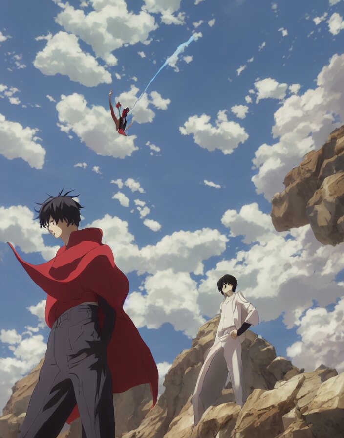 Lexica - The devil cast out of heaven by yusuke murata and makoto shinkai, 8k, cel shaded ...