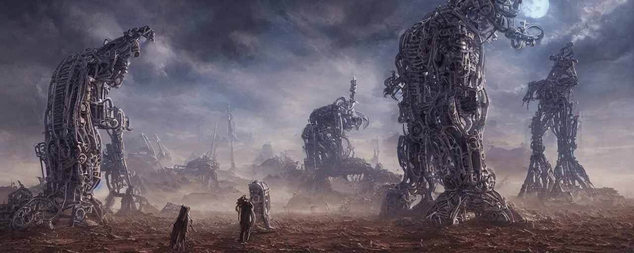 Lexica - Lost souls feeding the eternal machine, epic shot ...