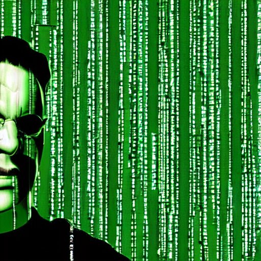 Lexica - Walls of green text, lines of green code, ps1 hagrid as neo ...