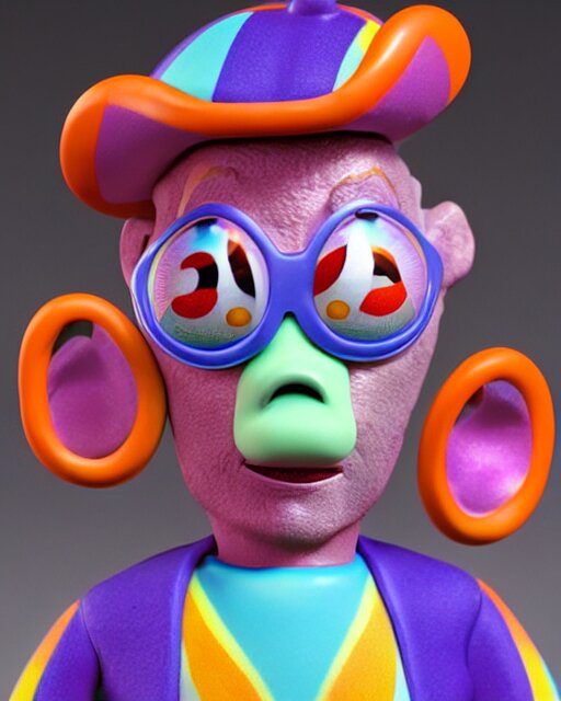 Howard Moon as a Pixar figurine, vibrant, hyperrealistic, Maxima ...