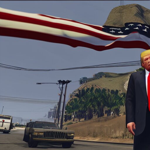 Lexica - Donald Trump in GTA V, 8K