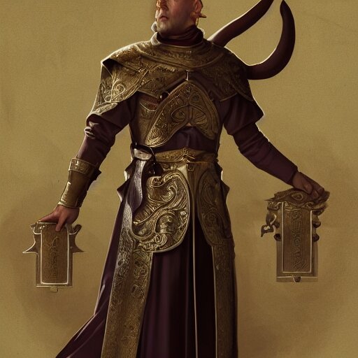 Lexica - An extremely illustration of a tiefling christian cleric ...