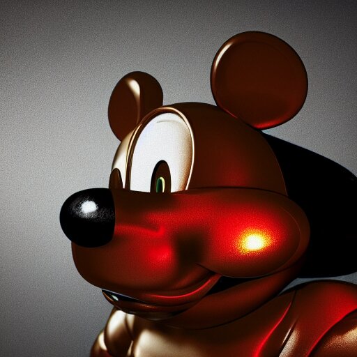 Lexica - Mickey mouse head, fractal, broken, wet, mycelium, radiant ...