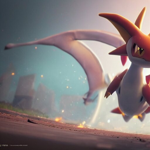 Lexica - Pokemon dragonite, style game square enix life, trending on ...