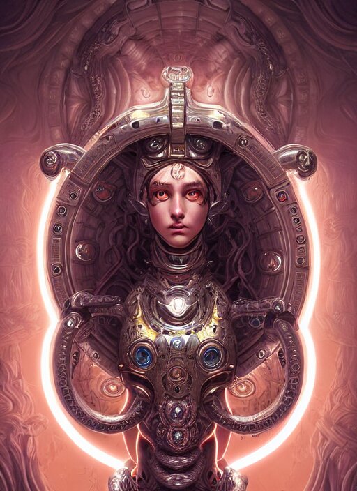 Lexica - Ultradetailed ornate sci-fi RPG illustration of a beautiful ...