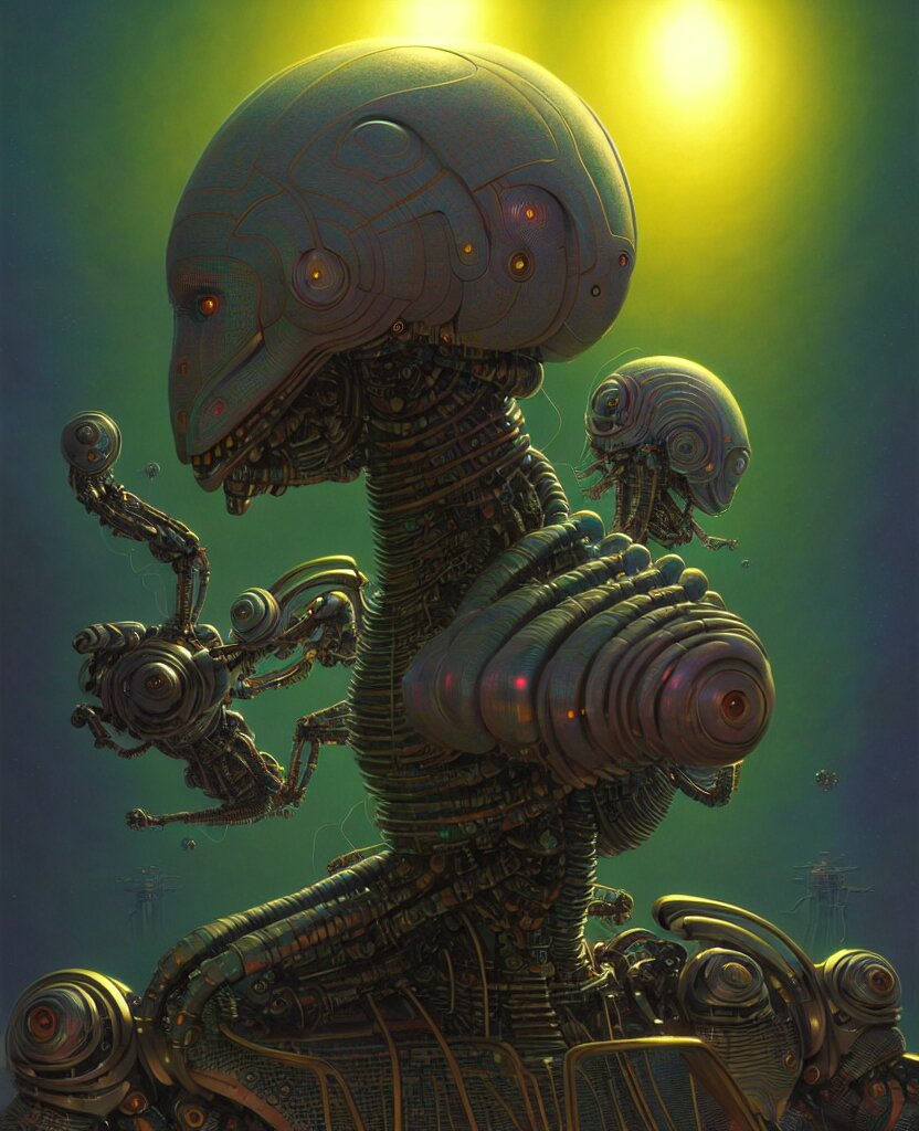 Lexica - Humanoid robot, full body, symmetry, faded colors, exotic ...