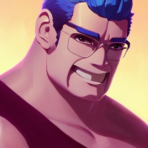 Lexica - Buff omegachad alex trebek, portrait shinkai makoto studio ghibli studio key hideaki ...