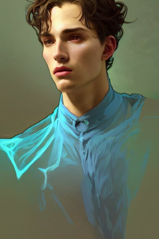 Lexica - Full figure portrait of a single beautiful young fit man ...