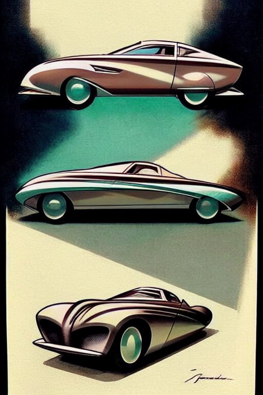 1 9 5 0 s retro future art deco automotive dash design... - Arthub.ai