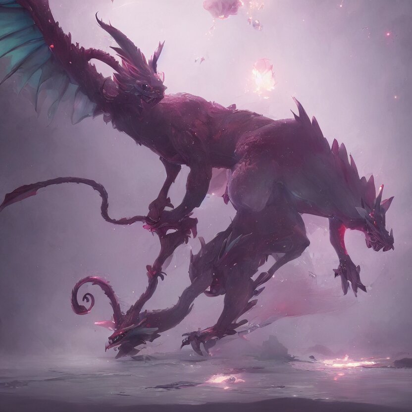 Lexica - A beautiful painting of a pokemon dragon. character design by ...