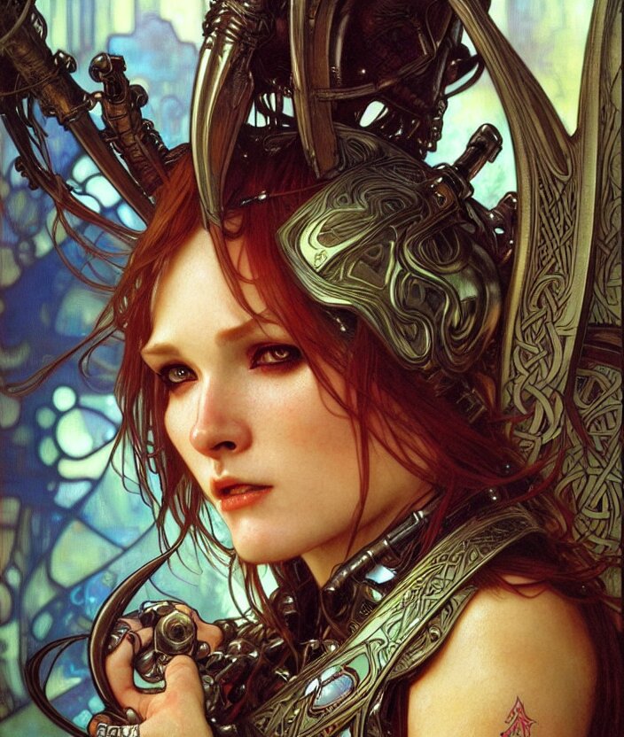Lexica - Realistic detailed face portrait of a beautiful futuristic ...