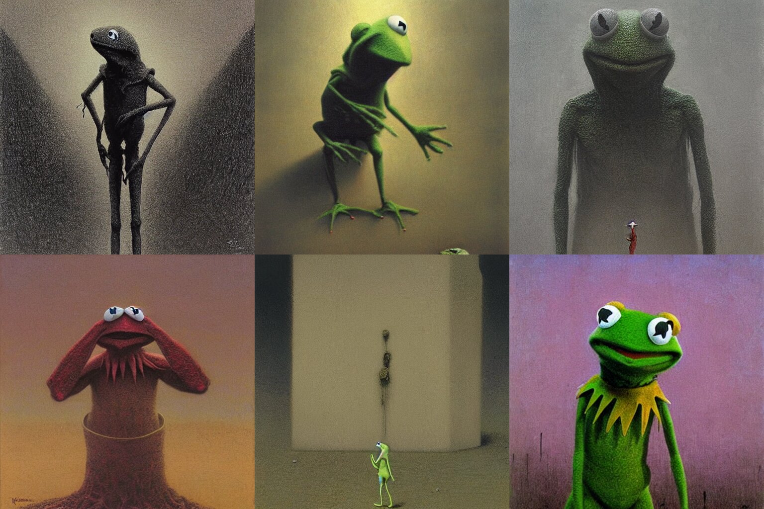 Kermit The Frog Standing