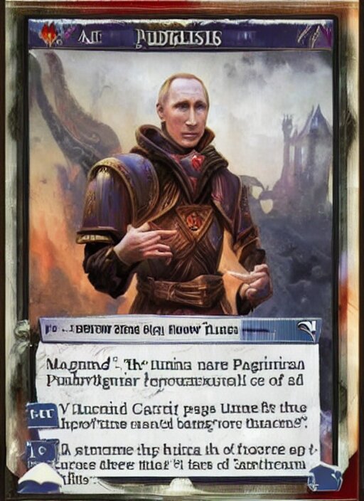Lexica - Magic the gathering card vladimir putin
