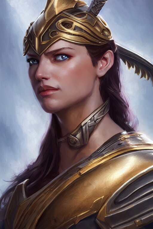 Lexica - Amazon valkyrie athena, d & d, fantasy, portrait, highly ...