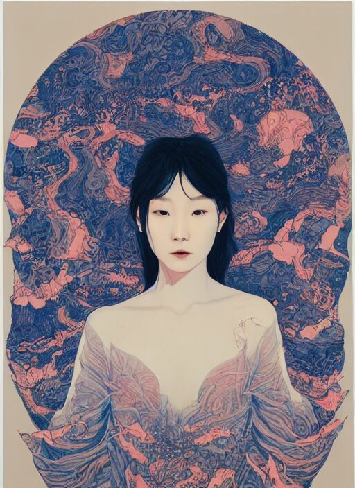 Lexica - Lee Jin-Eun by James Jean, rule of thirds, seductive look ...