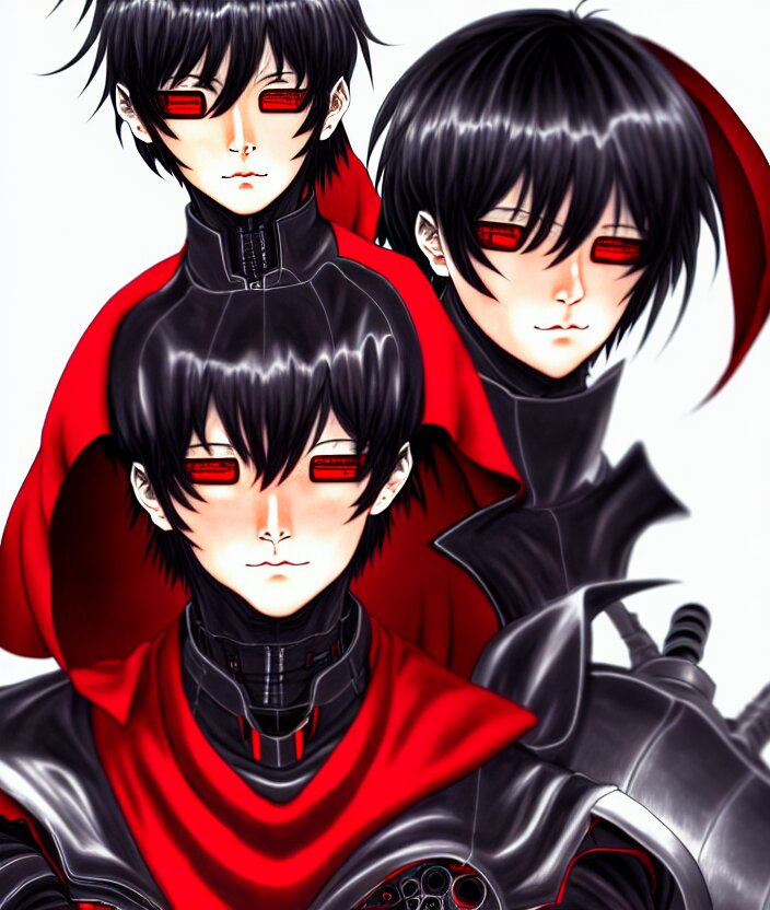 Lexica - A detailed manga illustration character full body portrait of ...