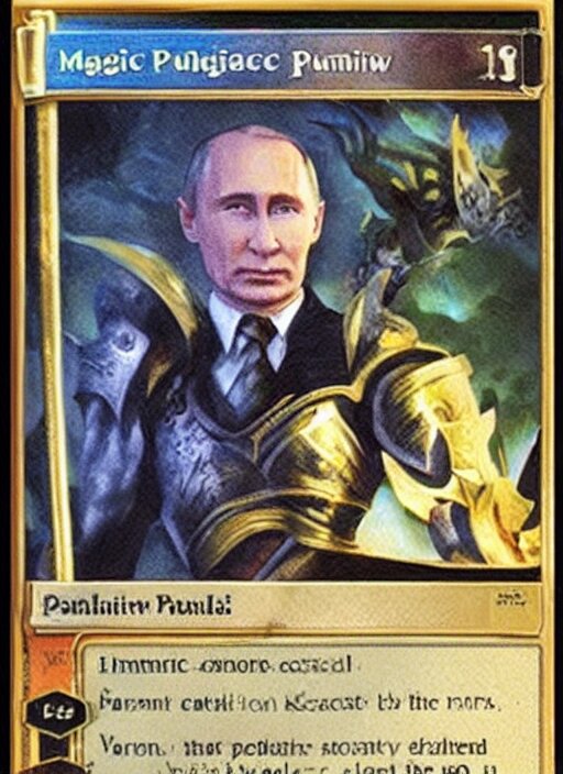 Lexica - Magic the gathering card vladimir putin