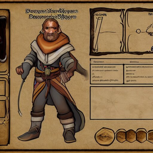 Lexica - Dungeons and dragons character sheet art of a one eyed ...