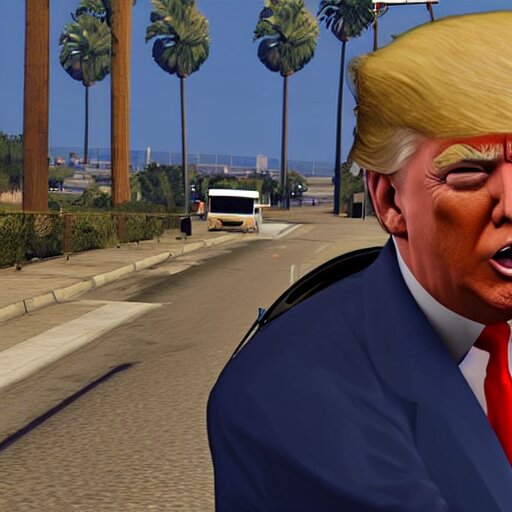 Lexica - Donald Trump in GTA V, 8K