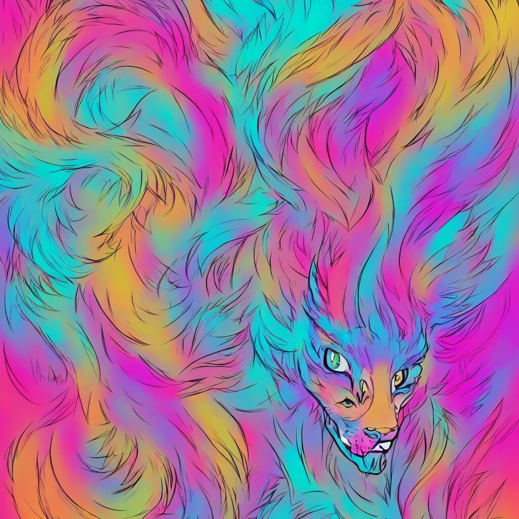 Lexica - pastel vibrant color romantic cute animal hyperbeast by Brock ...