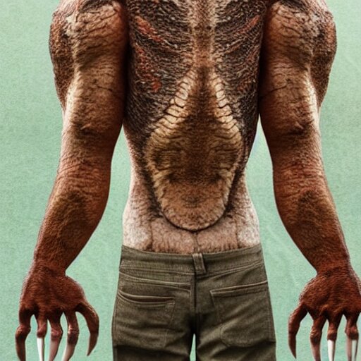 Lexica - Half human half dinosaur