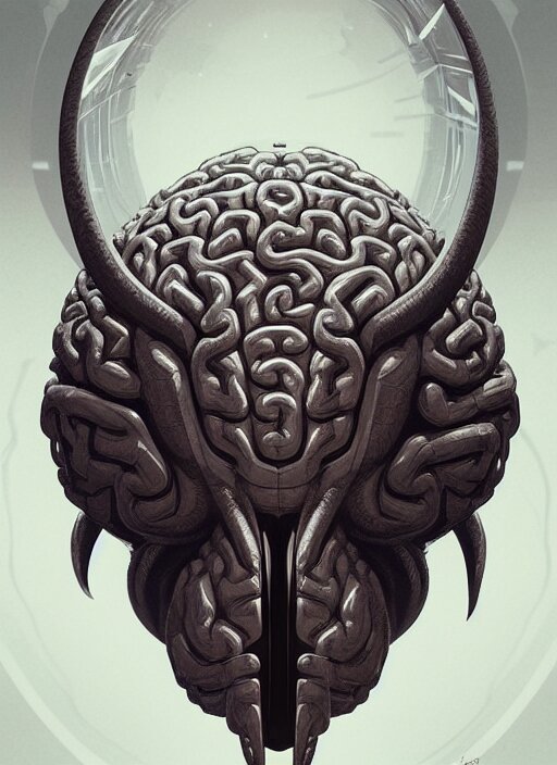 Lexica - Anthropomorphic torus brain in edgy darkiron camel, intricate ...