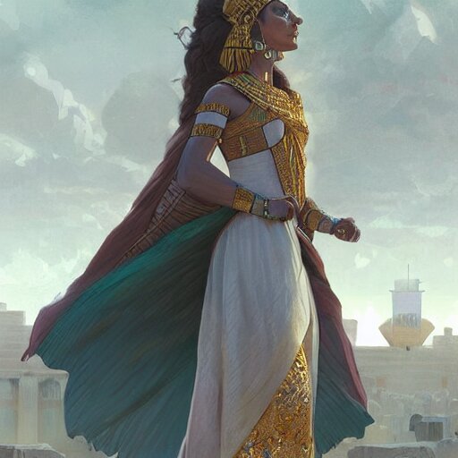 Lexica - A well dressed sumerian woman in a major Mesopotamian city ...