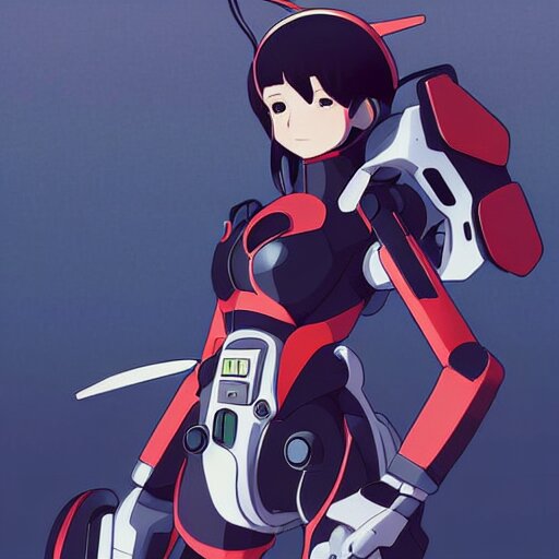 Lexica - Mouse mecha pilot by Kuvshinov Ilya, very very very very very ...