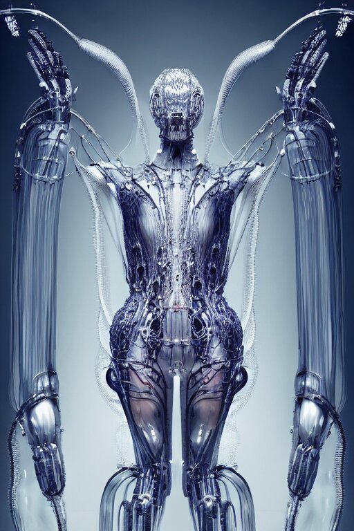 Lexica - Iris van herpen baroque dress, perfect symmetrical body ...