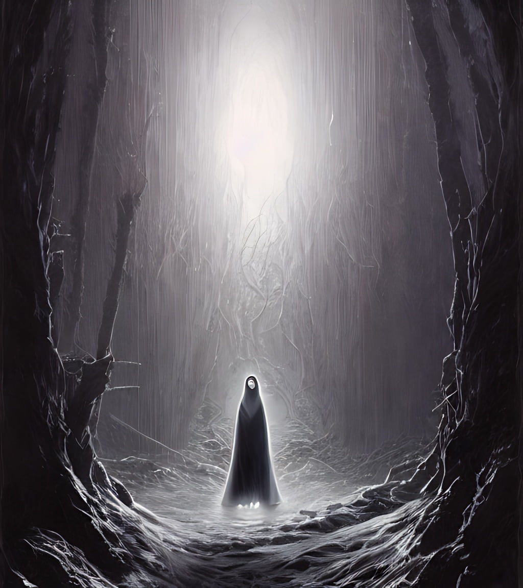 Lexica - Hyperrealist portrait of beautifully crystalized ring wraith ...