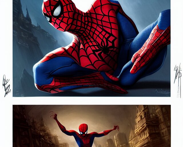 Lexica - Spiderman taking off his mask only to discover his a real ...