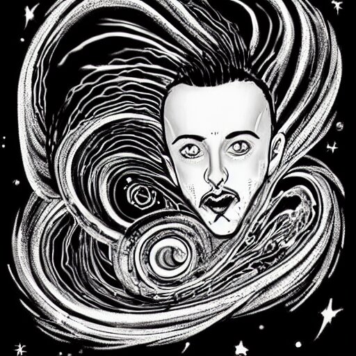 Lexica - Black and white pen and ink!!!!!!! Tim Burton designed Mac ...