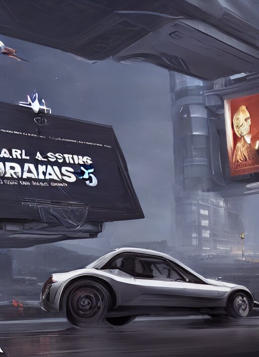 Lexica - Half canvas star citizen car half canvs on the coronation of ...