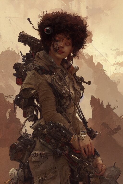 Lexica - A full portrait of a beautiful post apocalyptic bomber pilot ...