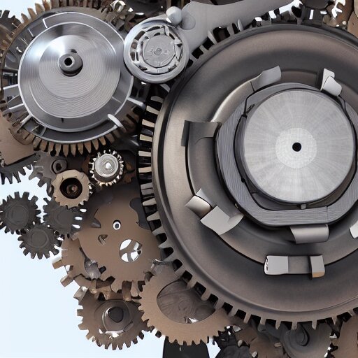 Lexica - Octane render of a mechanical wind-up steampunk cd player with ...