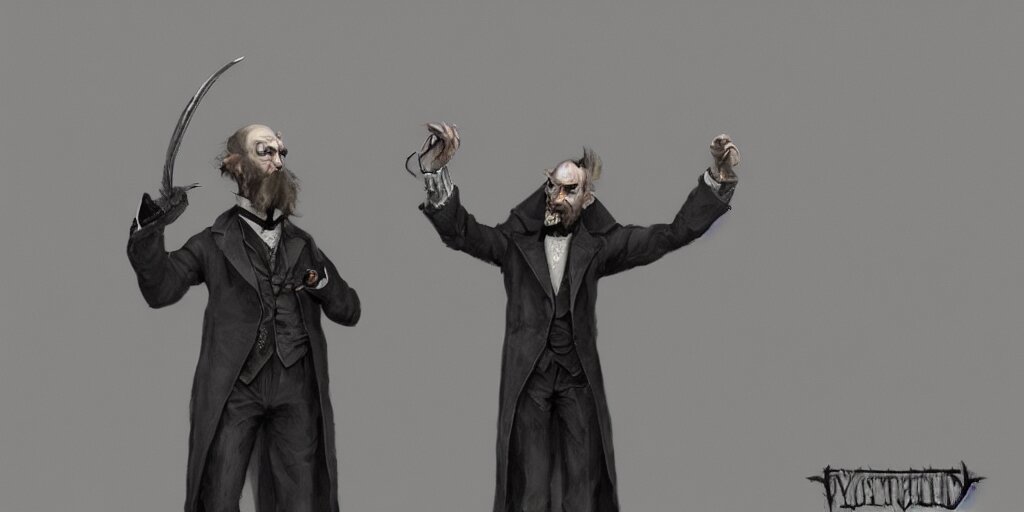 Lexica - Evil victorian man with his hand up, controlling people like a ...