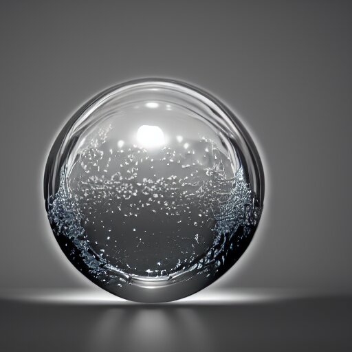 Lexica - Ultra realistic image of glass ball, keyshot 9, blender