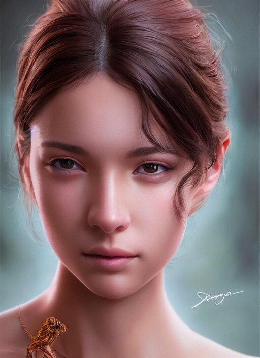 Lexica - Photo of a gorgeous young woman in the style of stefan kostic ...