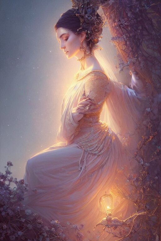 Lexica - Highly detailed portrait of beautiful ethereal woman in ornate ...