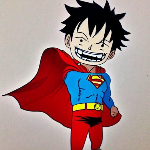 Superman Splatter Art