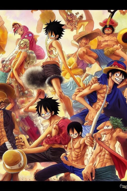 Lexica - One Piece wallpaper art, highly detailed, digital painting ...