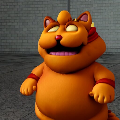 Lexica - Garfield as final fantasy boss, garfield the cat as a boss in ...
