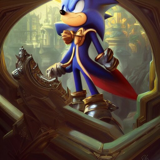 Lexica - Sonic the hedgehog, deep focus, d & d, fantasy, intricate ...