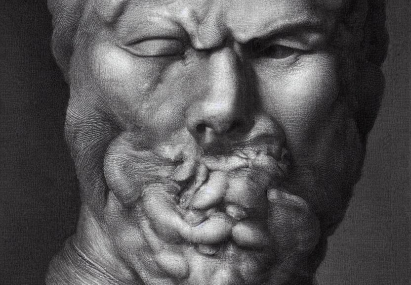 Lexica - A ultra realistic photograph of a man's face neon oozing out ...