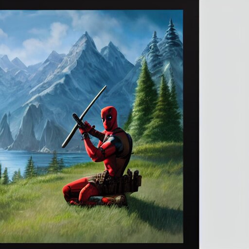 Lexica - A closeup photorealistic photograph of bob ross working on a ...