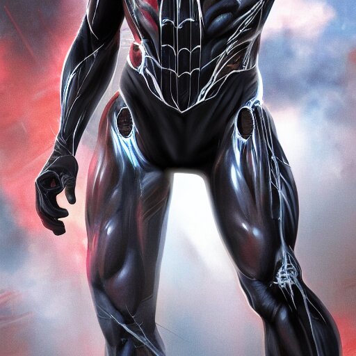 Lexica - Spiderman as terminator,muscle extremely detailed, fantastic ...