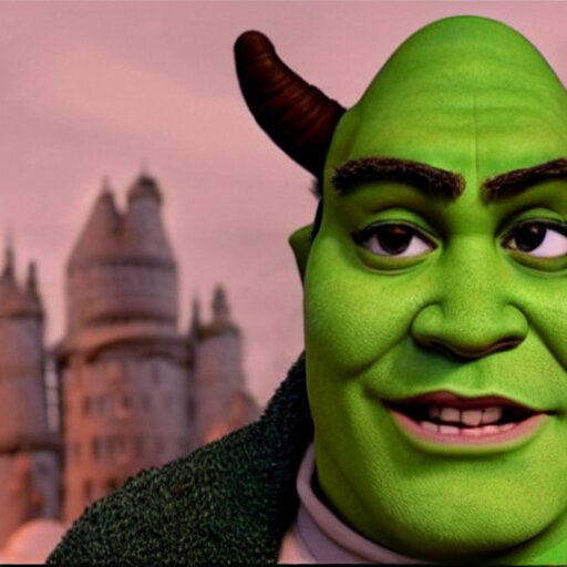 Lexica - Johnny depp as shrek